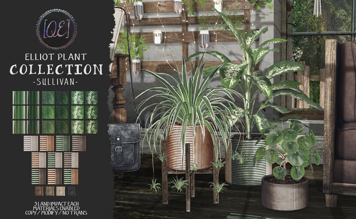 Second Life Marketplace - [QE Home] Elliot Plant Set -Sullivan-